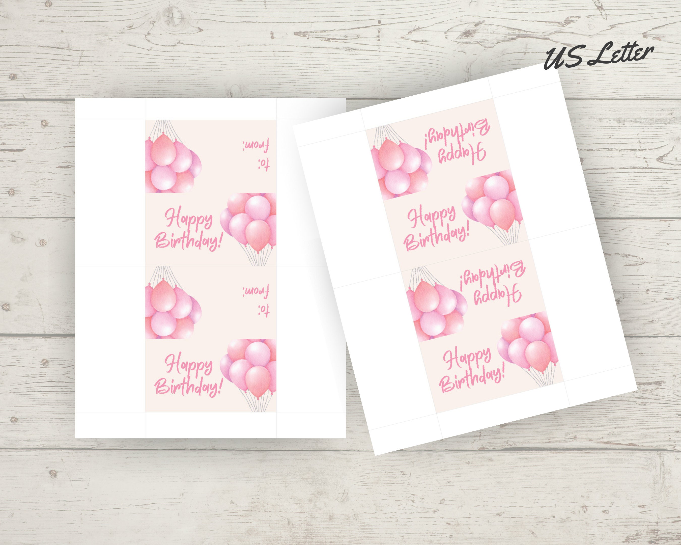 Printable Happy Birthday Day Treat Bag Topper, DIY Happy Birthday Day ...