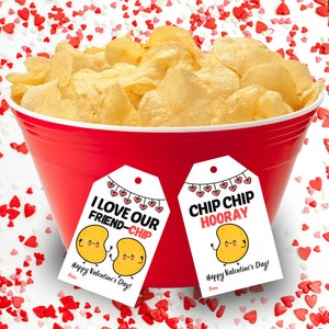 Chip Chip Hooray, I Love Our Friendchip, Printable Valentine Gift Tag ...