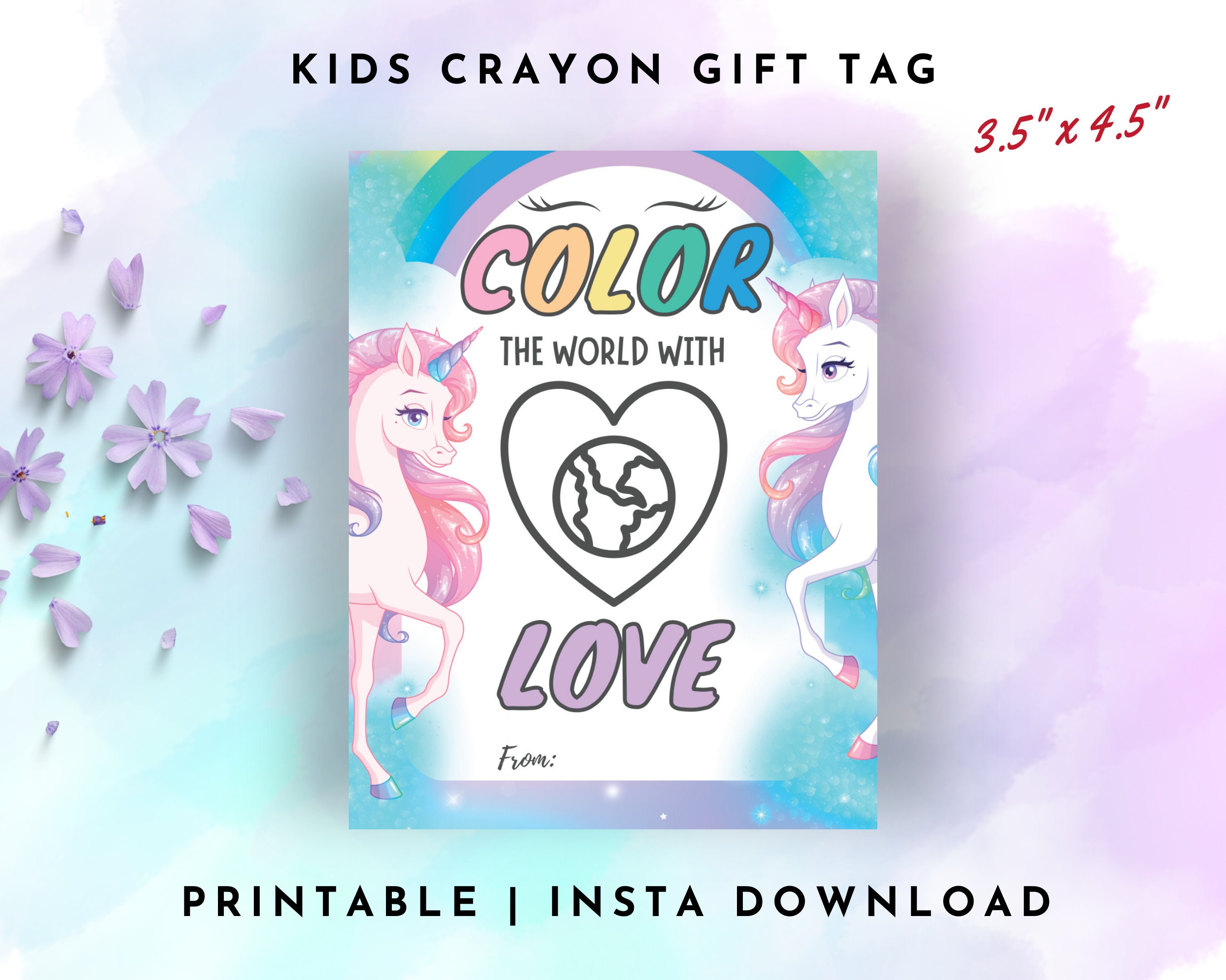 Digital Printable Crayon Valentine Cards, Crayon Valentines Cards ...