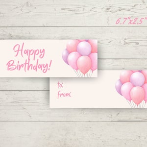 Printable Happy Birthday Day Treat Bag Topper, DIY Happy Birthday Day ...