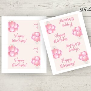 Printable Happy Birthday Day Treat Bag Topper, DIY Happy Birthday Day ...