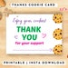 Printable Girl Scout Cookie Thank You Card, Thanks for Your Support ...