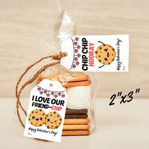 Chip Chip Hooray, I Love Our Friendchip, Printable Valentine Gift Tag ...
