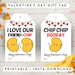 Chip Chip Hooray, I Love Our Friendchip, Printable Valentine Gift Tag ...