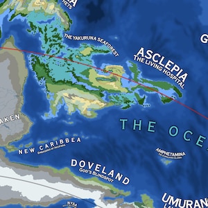 Acrylic Map of the World Beyond the Ice Wall Flat Earth Map | Satellite ...