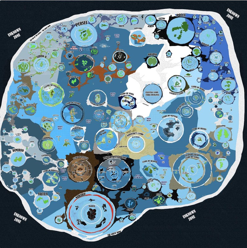 30+ HD ALL Flat Earth Maps in Store New Maps Added Monthly FREE ...
