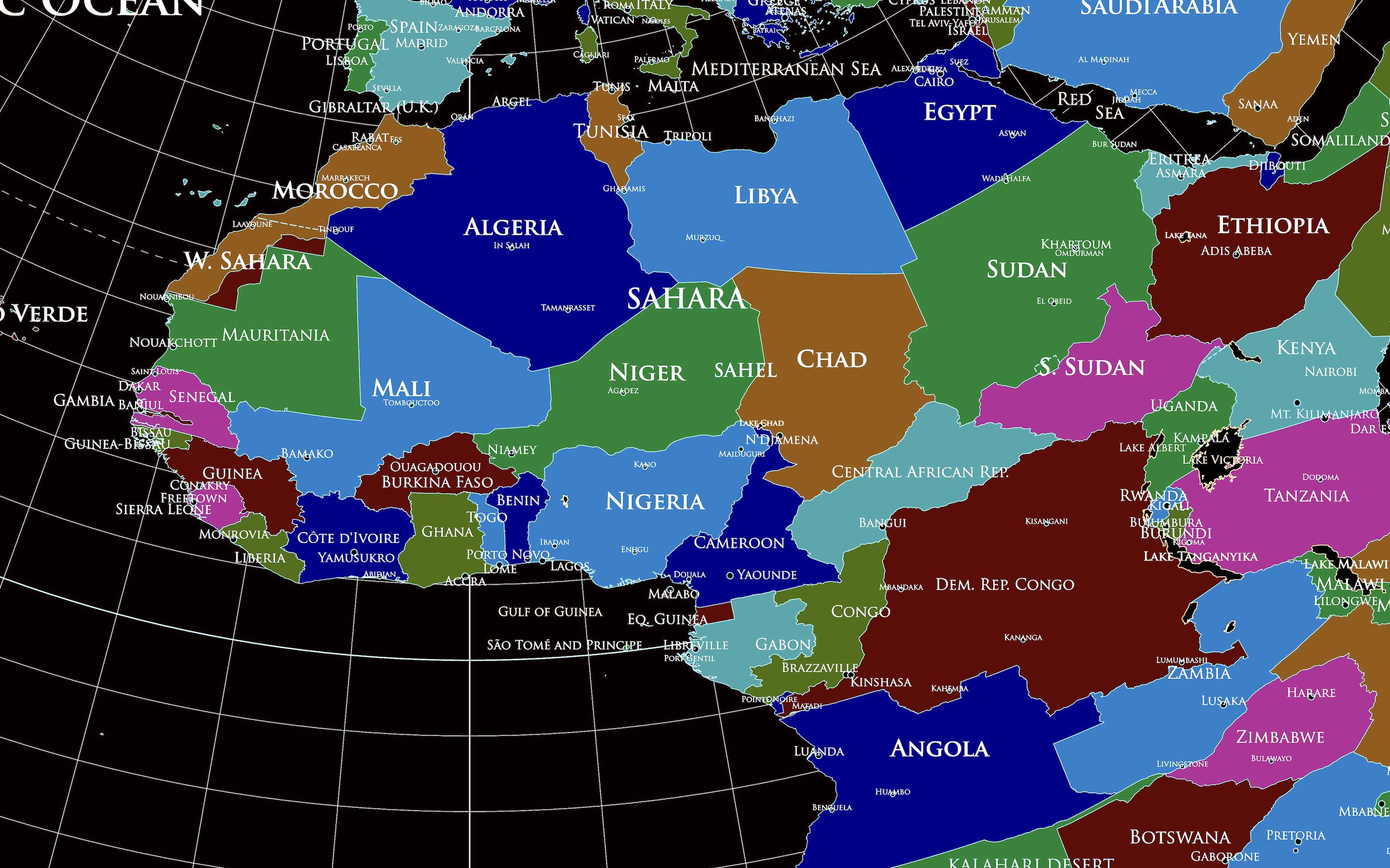 Gleason's Map 3.0 - Flat Earth Map With 2026 Countries & Borders | Neon ...