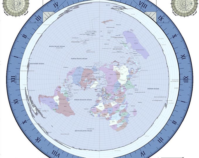 V3.0 the World Beyond the Ice Wall Hi-res Digital Download Flat Earth ...