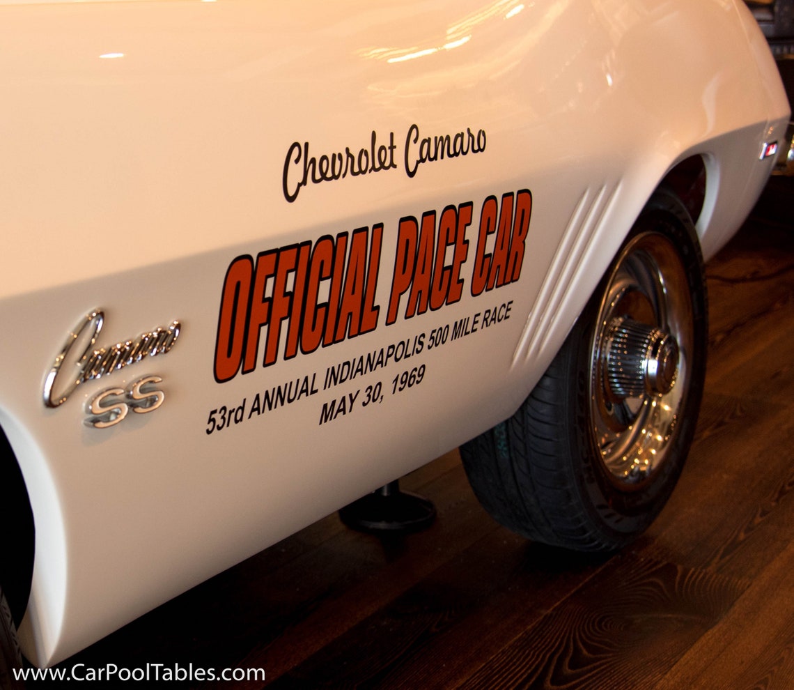 Pool Table : 1969 Mario Andretti Signature Camaro Pace Car - Etsy