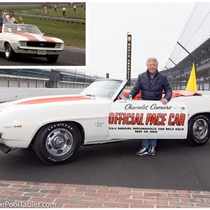 Pool Table : 1969 Mario Andretti Signature Camaro Pace Car Billiard ...