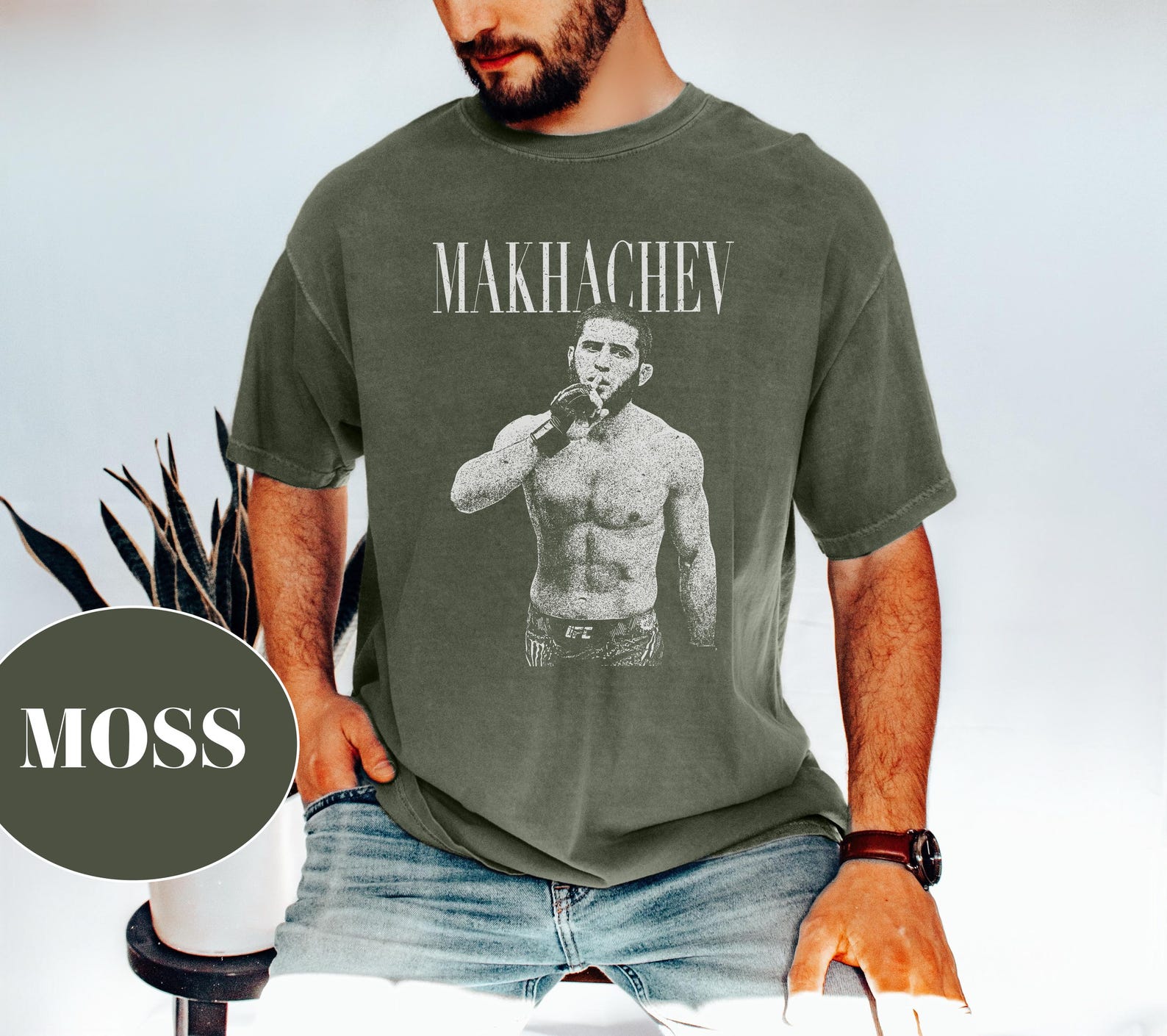 Islam Makhachev Vintage Style T-shirt: UFC Fan Gift - Etsy