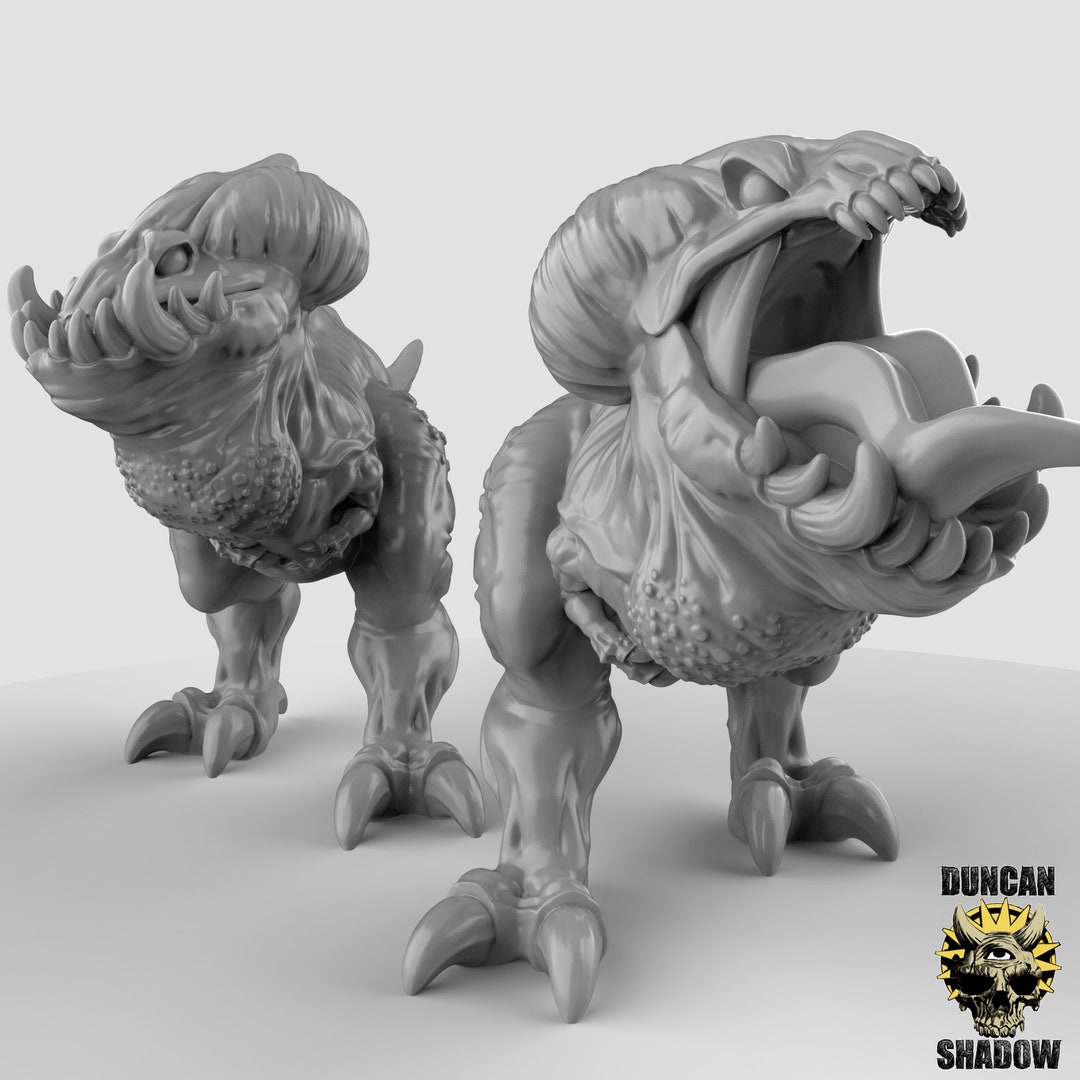 Kobold Raptors Beasts Resin Miniature Dnd Miniatures - Etsy