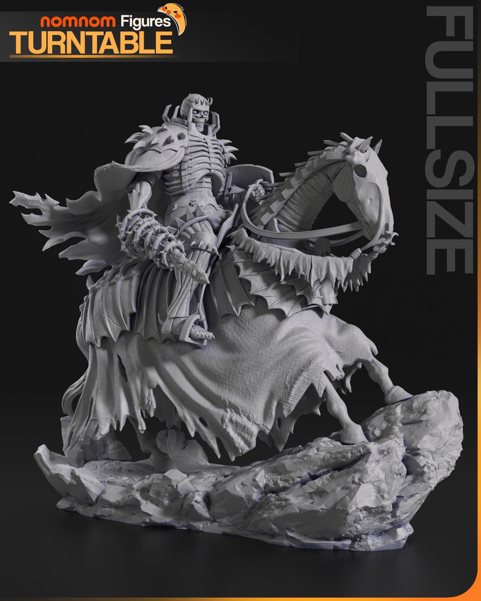 Berserk Skull Knight! Fan Made! Beautiful 12K! Huge! Nomnom Figurines ...