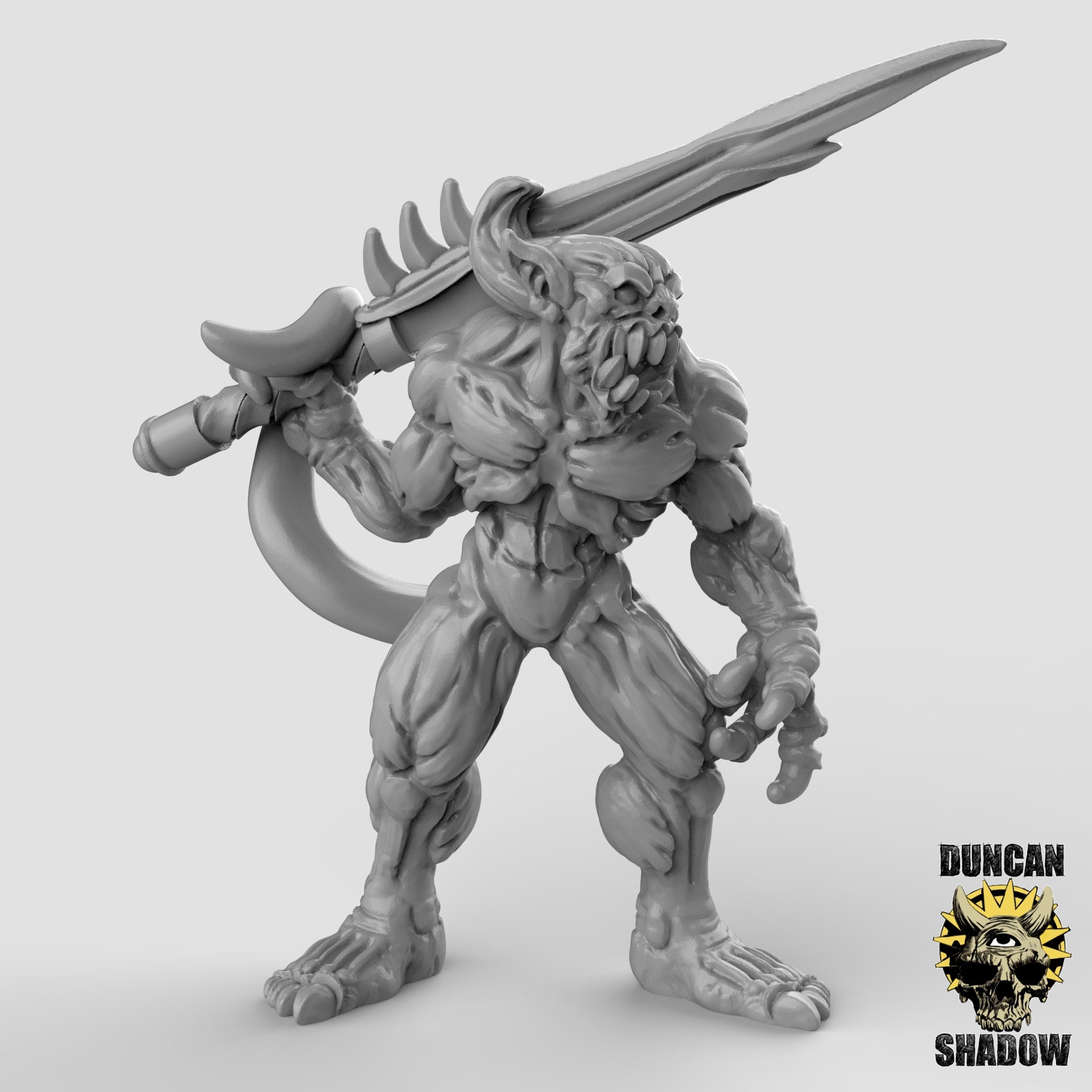 Babau! Sword Warrior Demons! Warrior Imps! Resin Miniature! Dnd ...