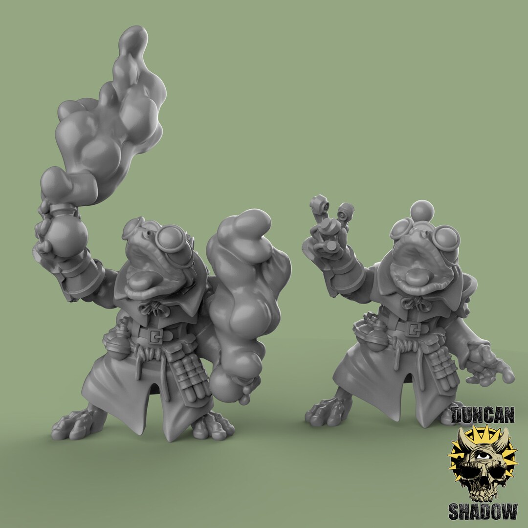 Frog Tinkerers! Artificer! Defenders of the Forrest! Frog Person! Resin ...