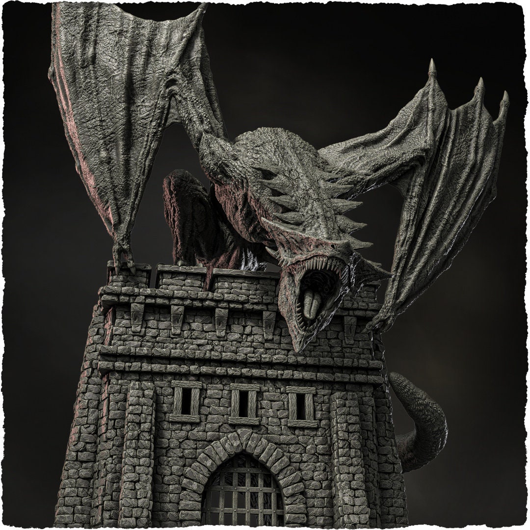 Arrowhead Dragon! Evox Arts! Huge! Bust! Miniature! Dragons of the ...