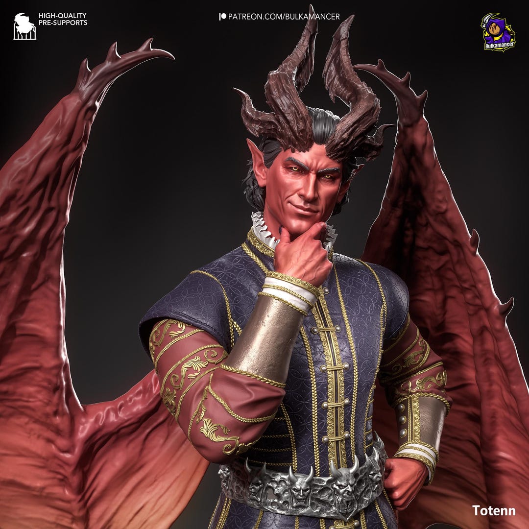 The Devil You Know! Archdevil Raphael! Beautiful 12K! Huge! Baldurs ...