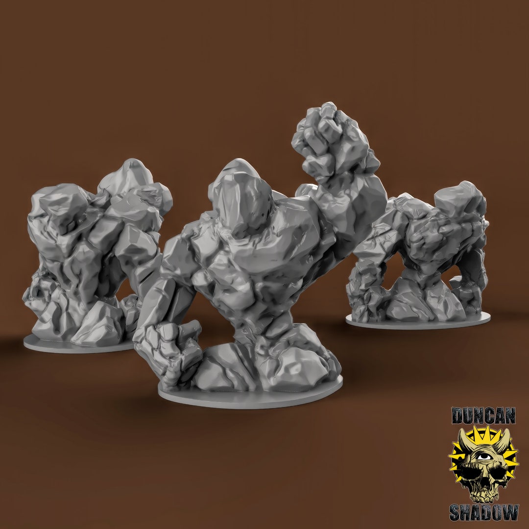 Earth Elementals! Summons! Defenders of the Planet! Rock Person! PLA ...