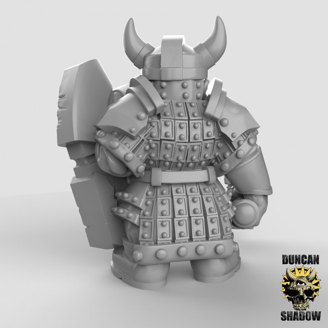 Dwarves Heavy Armor Resin Miniature NPC D&D Dungeons and - Etsy