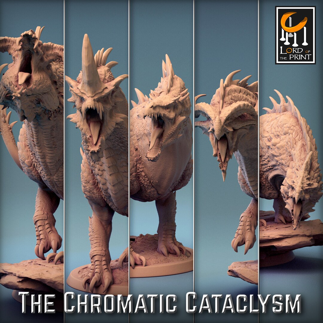 Dragon Spawn Servants of Tiamat the Chromatic Cataclysm - Etsy