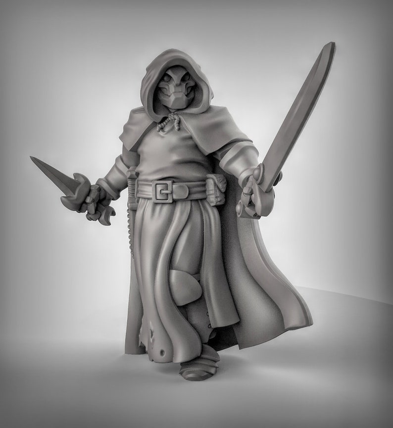 Warforged Ranger! Metal Assassin! Resin Miniature! Dnd! Dungeons and ...