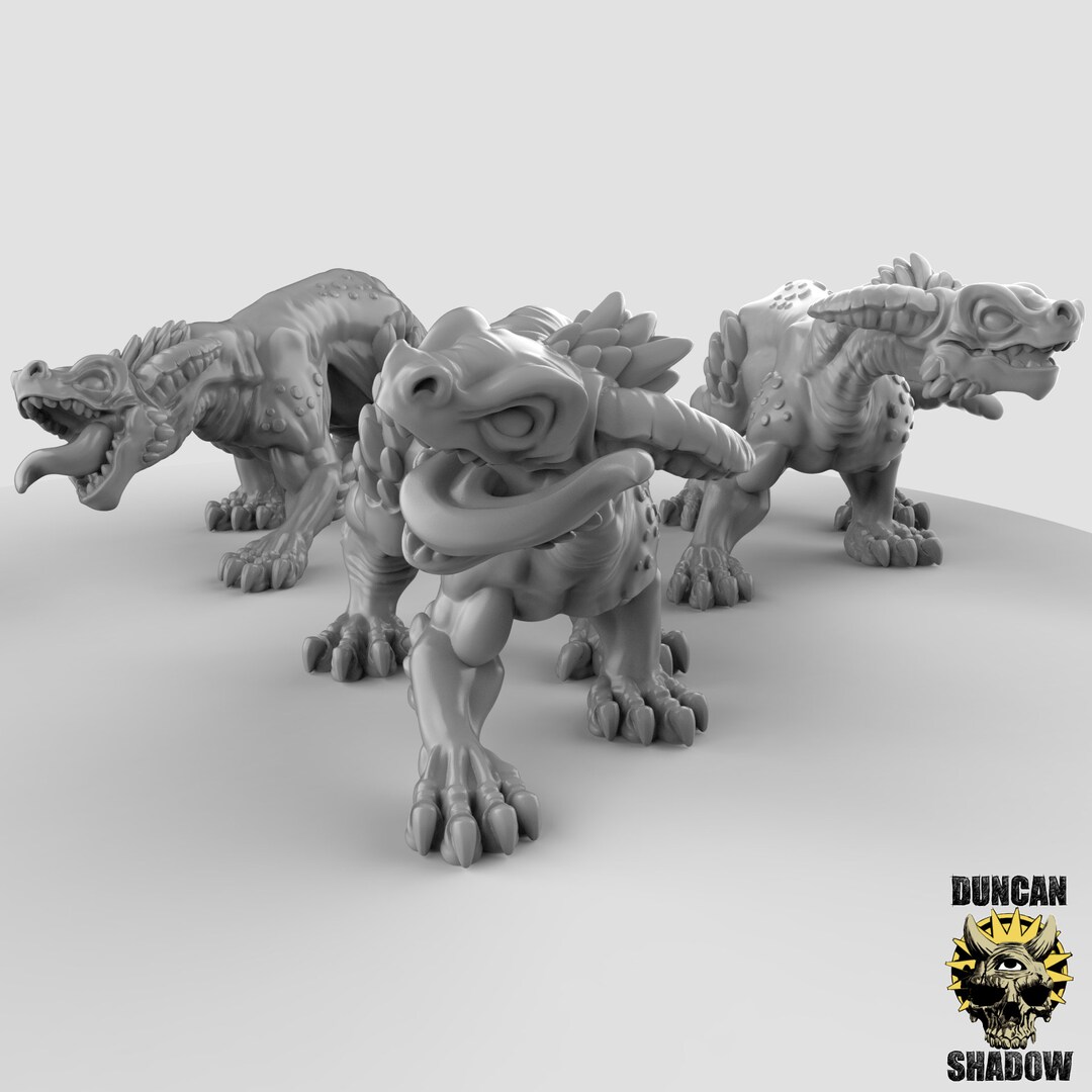 Kobold Dogs Resin Miniatures Dnd Miniatures Dungeons & Dragons ...