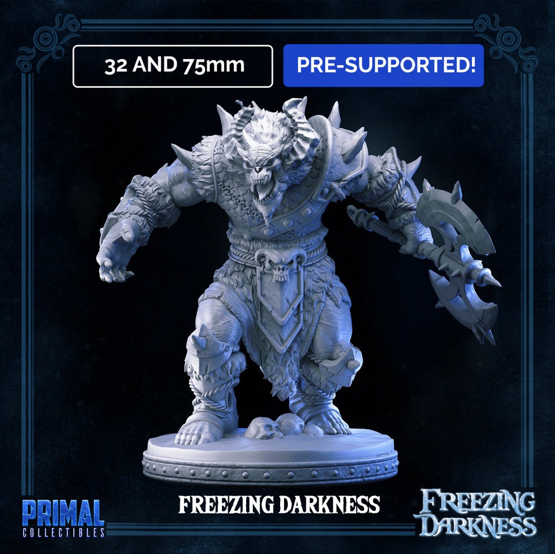 Boss Monster! Yeti! Large! Freezing Darkness by Primal Collectibles ...