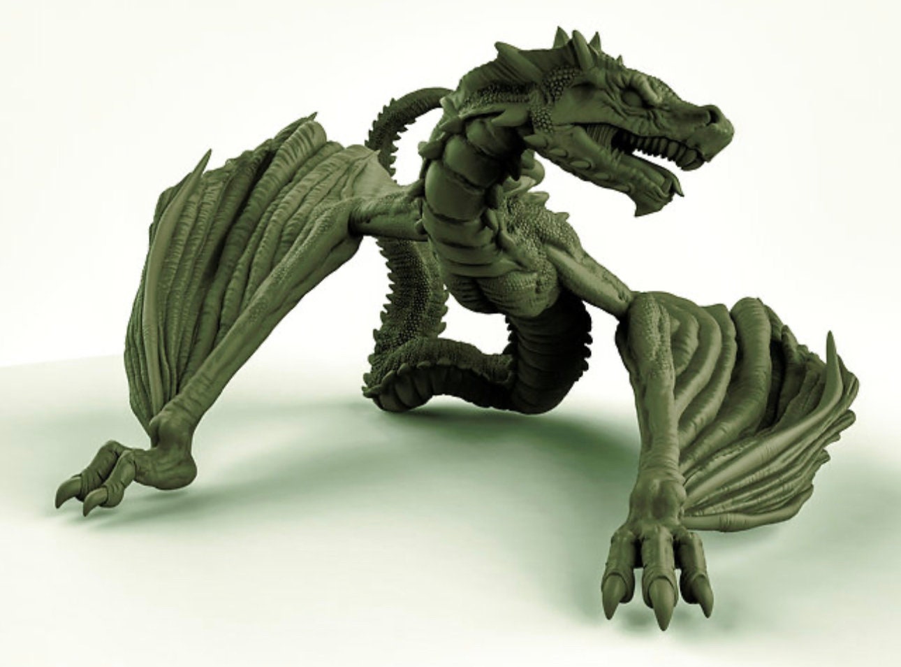 Dragon Amphiptere Dragon Wyvern Like Lovecraftian Serpent - Etsy
