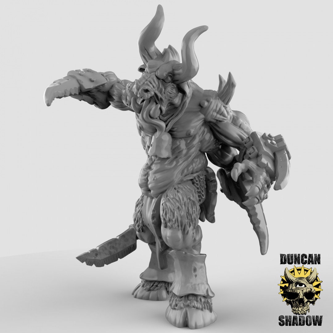 Beastman Giant! 32-100mm Tall! Resin Miniature! Dnd Miniatures ...