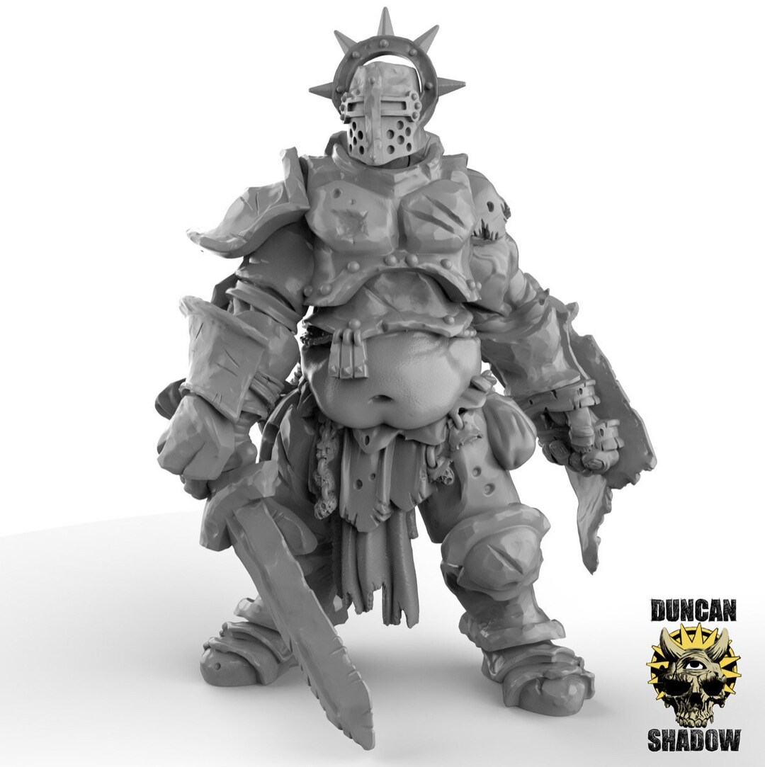 Hill Giant Knight/titan! 35mm-200mm Tall! Resin Miniature! Dnd ...