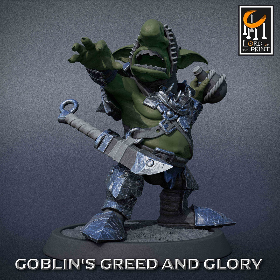 Goblin Pack 1 Alchemists Goblins Greed and Glory Rescale Miniatures 1 ...