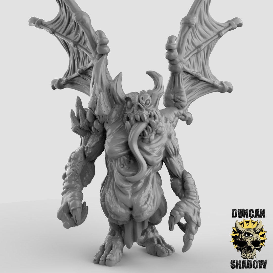 Plague Demon Prince ! 3D Resin Miniature NPC! D&D Dungeons and Dragons ...