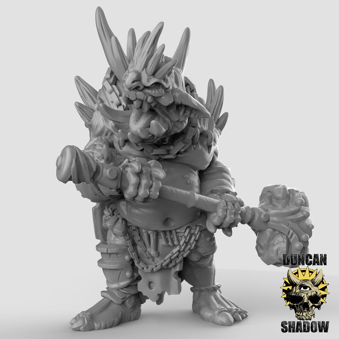 TROLLS! Troll King! Resin Miniature! Dnd! Dungeons & Dragons ...