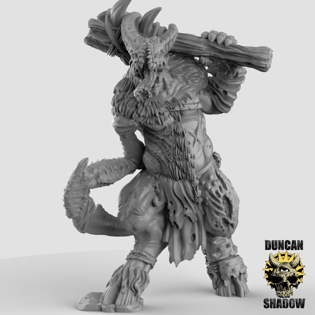 Beast Titan 32-200mm Tall Resin Miniature Dnd Miniatures - Etsy