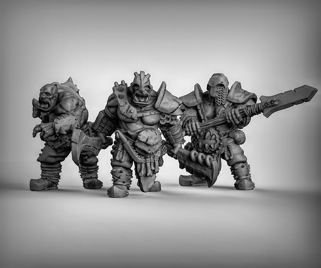 Ogre Boss! Resin Miniature! Dnd! Dungeons & Dragons! Pathfinder! RPG ...