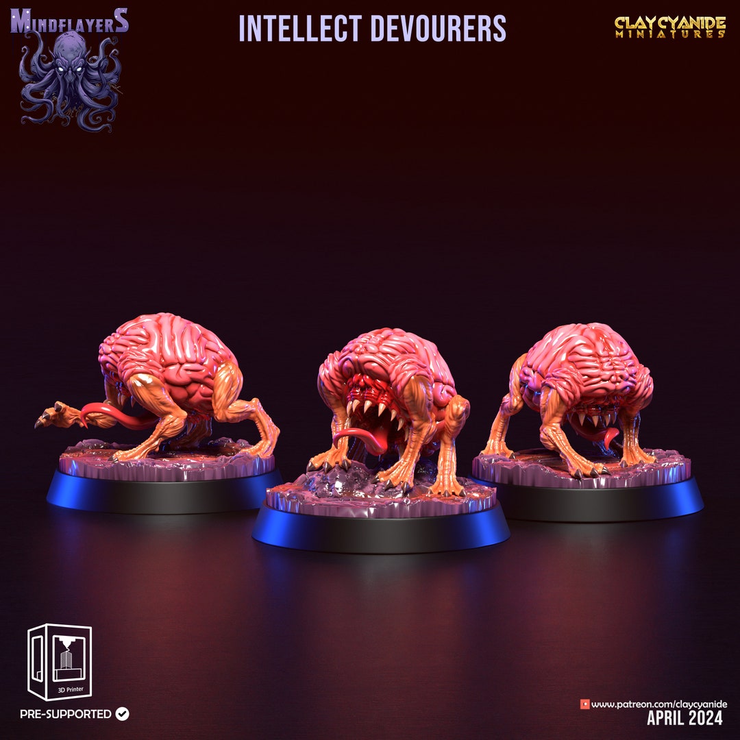 Intellect Devourer! Clay Cyanide! Mind Flayers! D&D Dungeons and ...