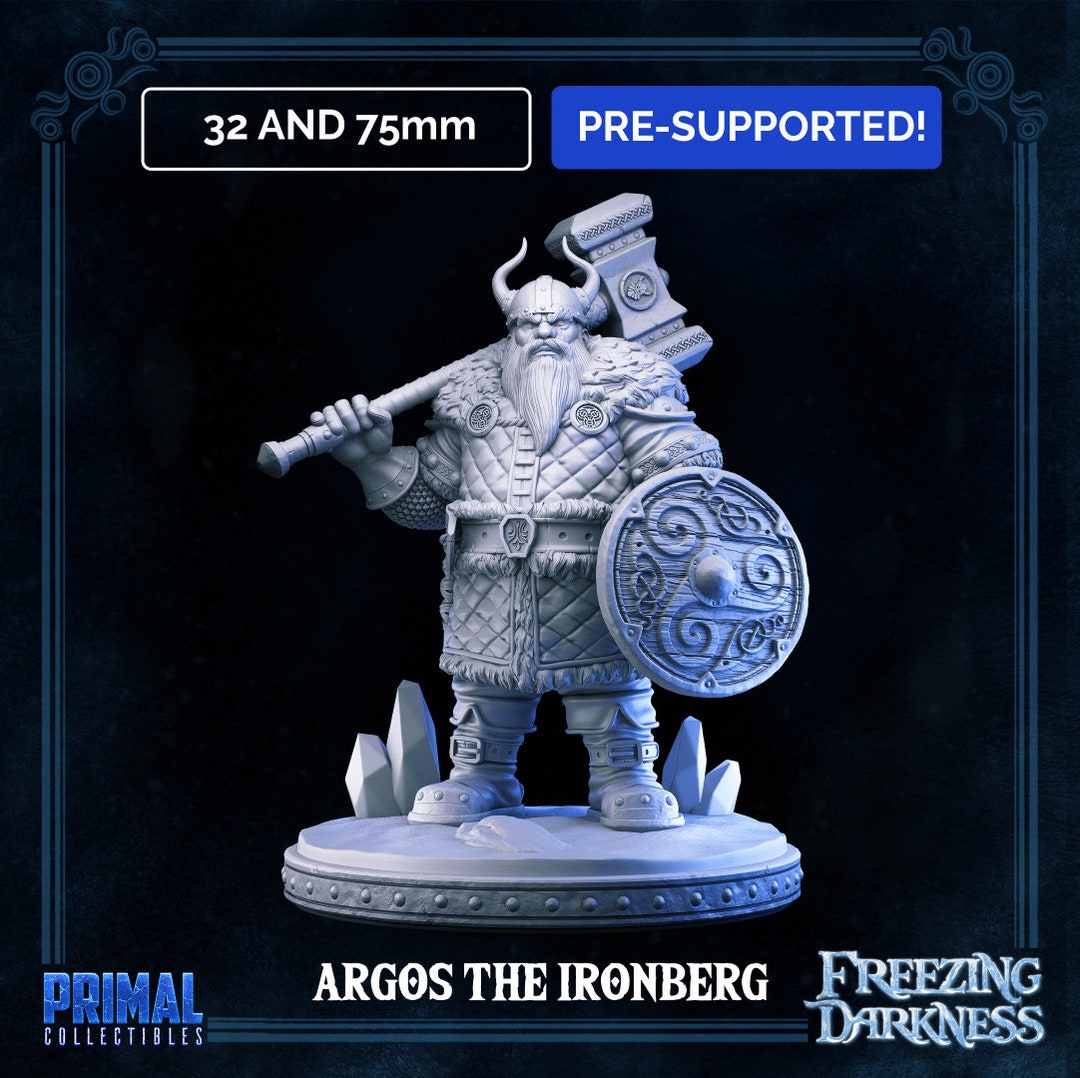 Dwarf Argos Ironberg!freezing Darkness by Primal Collectibles! Player ...