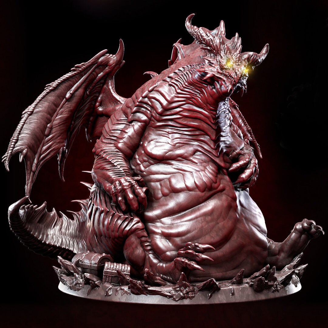 The Main Chonk! Chunksters of D&D by Mini Monster Mayhem! Obese Dragon ...