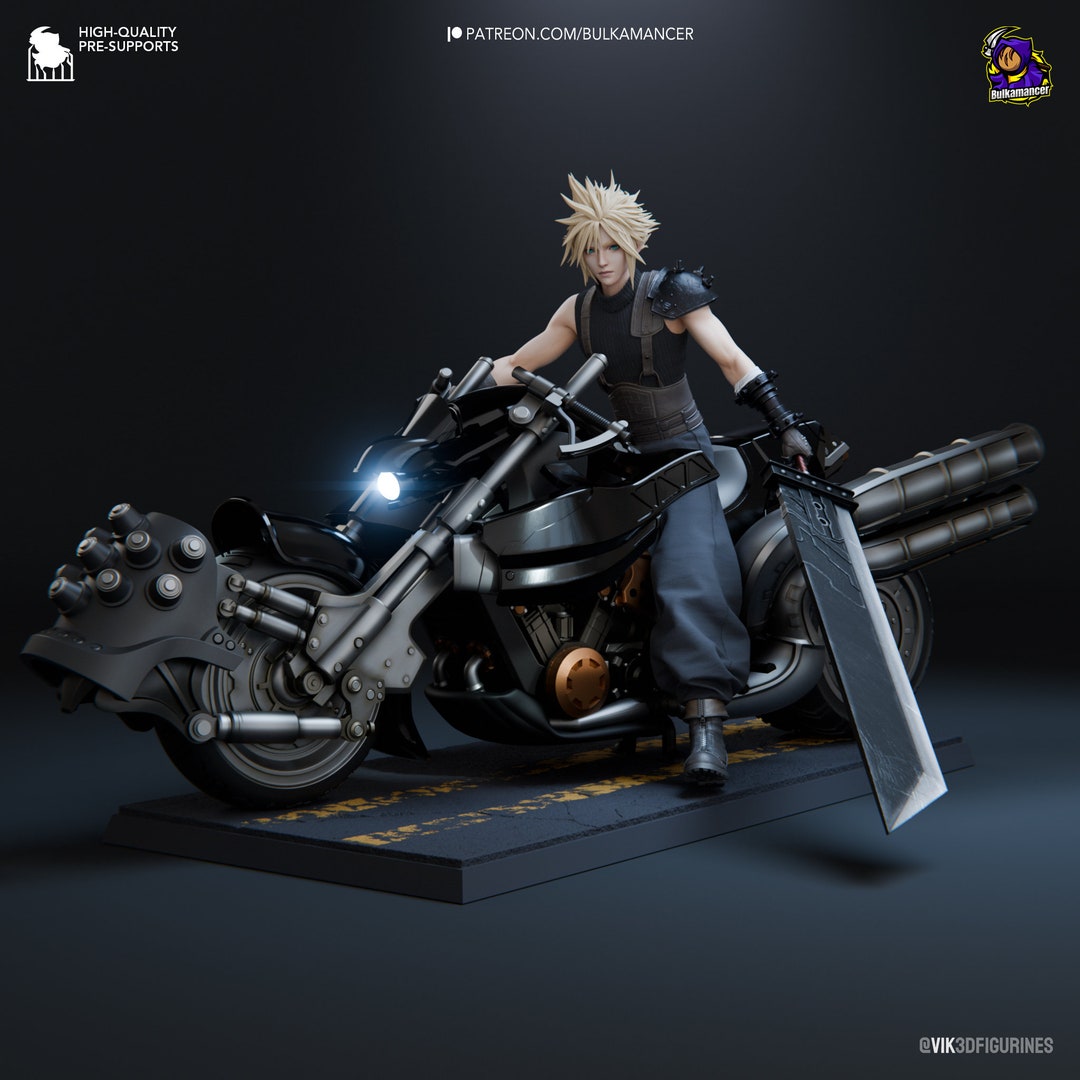Mercenary! Cloud! Final Fantasy 7! FF7! Beautiful 12K! Huge ...