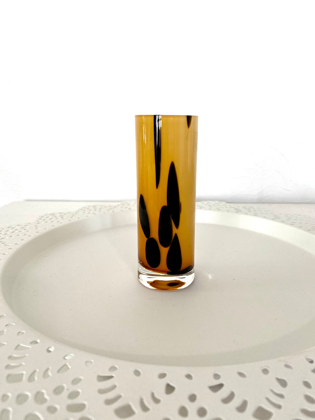 Vintage Zodax Shot Glass/bud Vase 4 3/4 " Tall - Made in Poland - Etsy