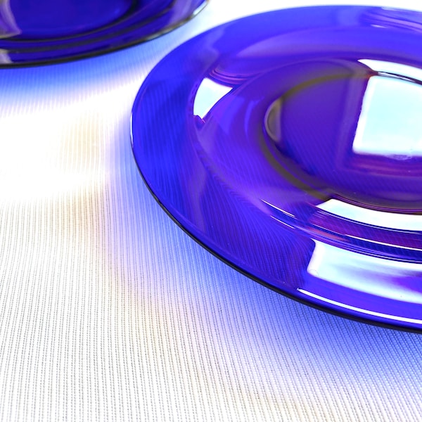 Cobalt Blue Plate - Etsy