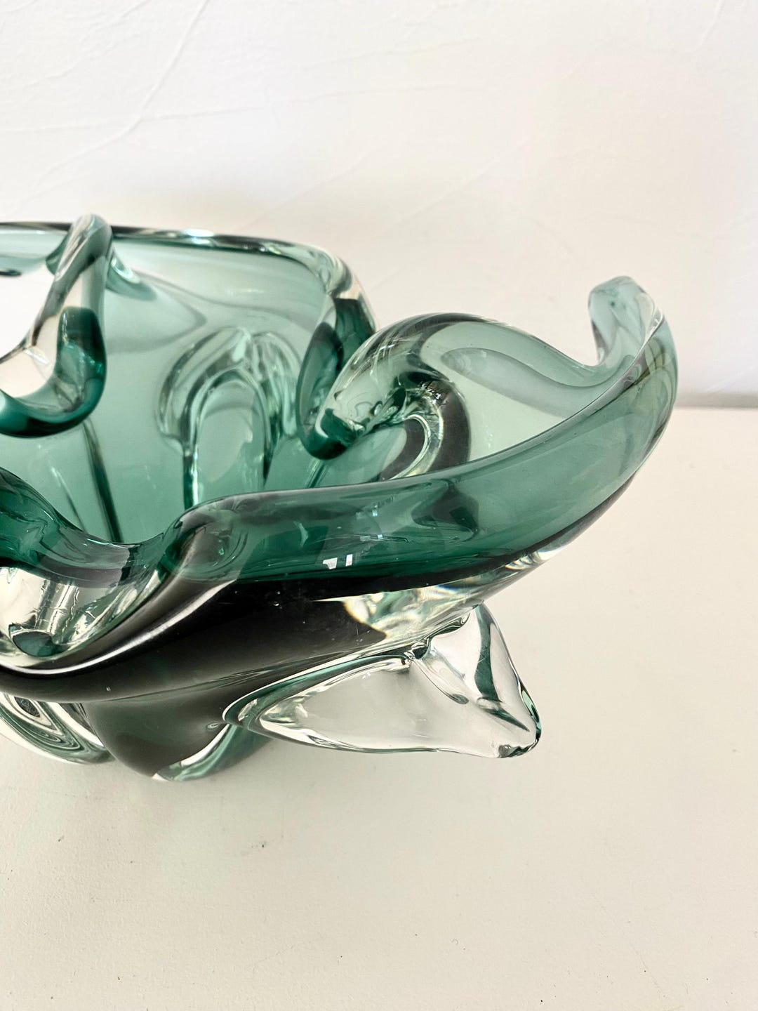 Vintage Chalet Lorraine Art Glass Display Bowl Sculpture - Etsy
