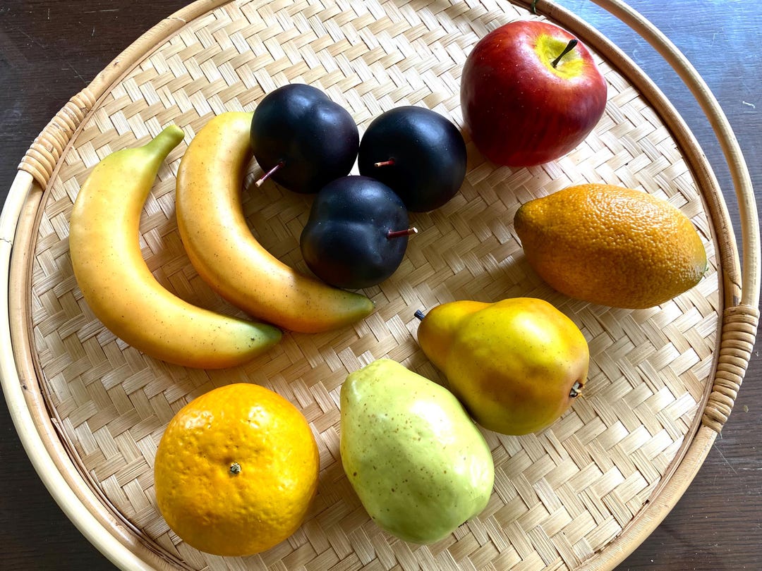 Realistic Artificial Fruit Decor 10 Piece - Etsy