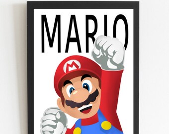 Yoshi Poster Wall Art Home Decor Digital Download Poster Print Super ...