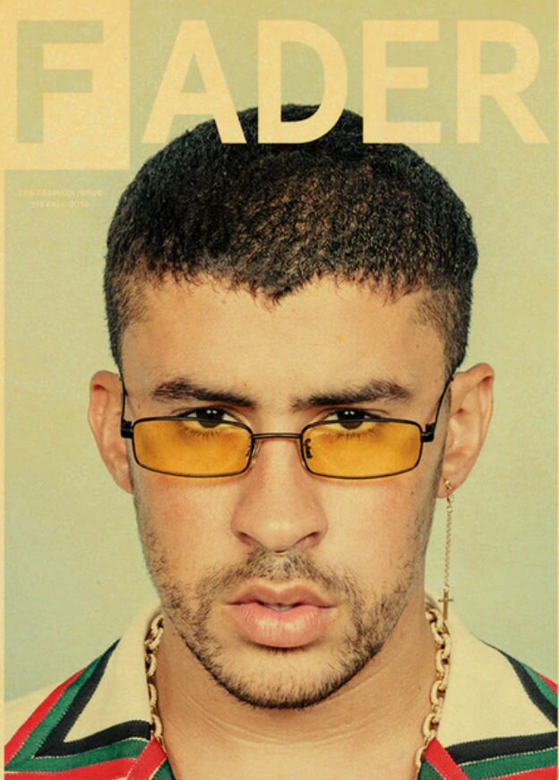 Bad Bunny Wall Art Home Decor Wall Poster Home Painting - Etsy