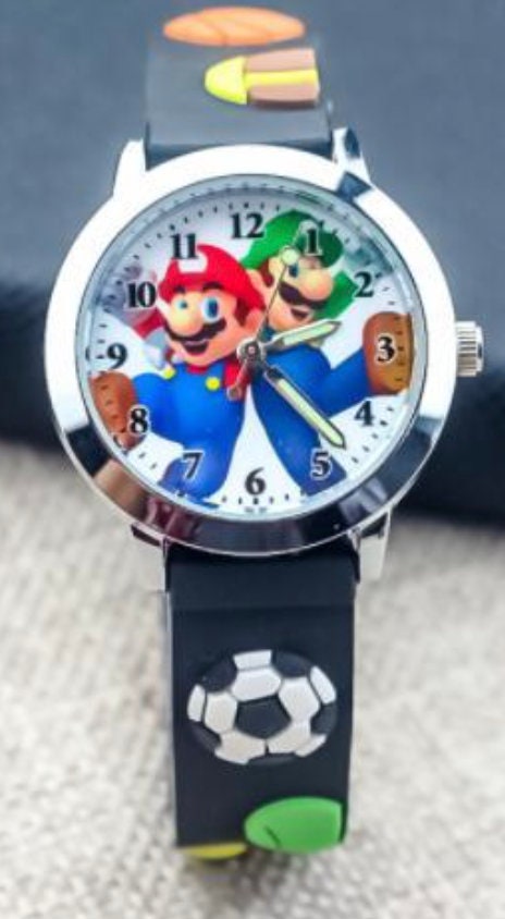 New Super Mario Bros Children's Silicone Watch - Etsy