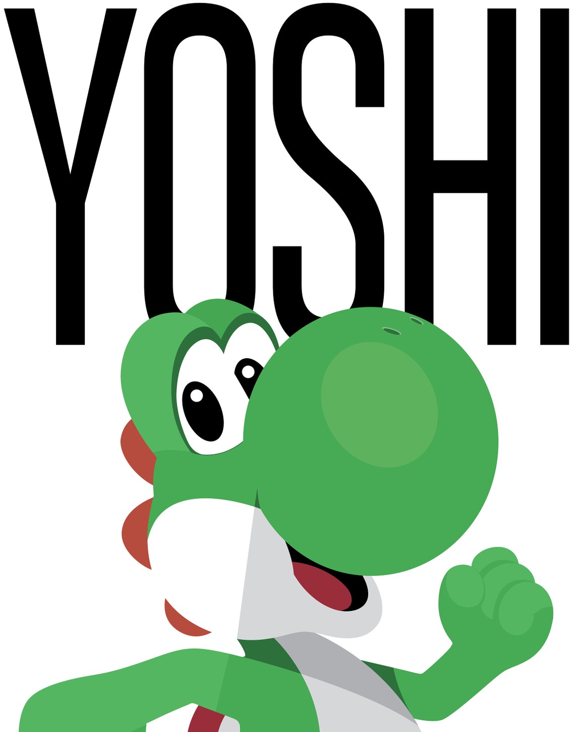 Yoshi Poster Wall Art Home Decor Digital Download Poster Print Super ...
