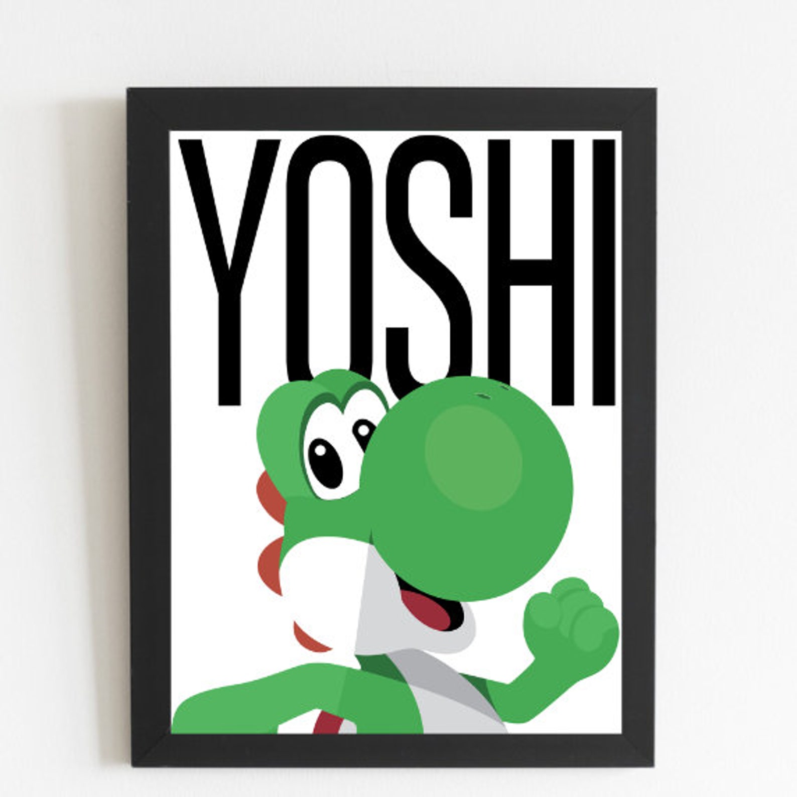 Yoshi Poster Wall Art Home Decor Digital Download Poster Print Super ...