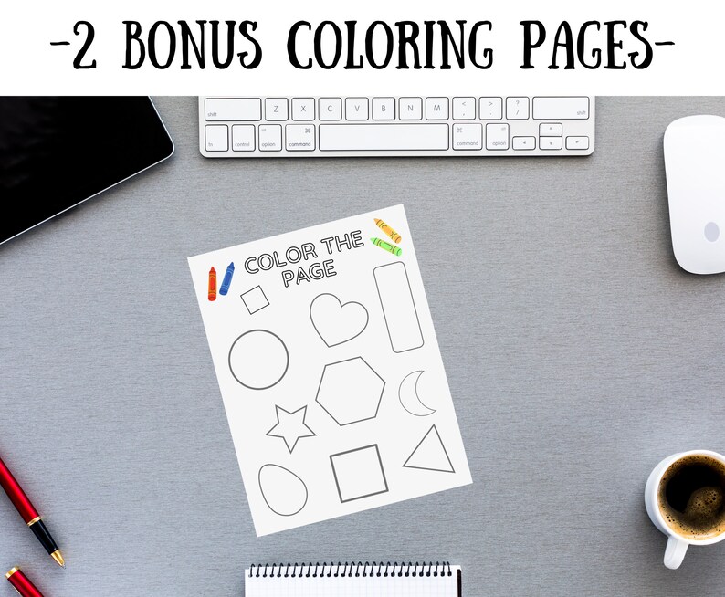 Printable Kids Tracing Activity Bundle US Letter Size PDF, Instant ...