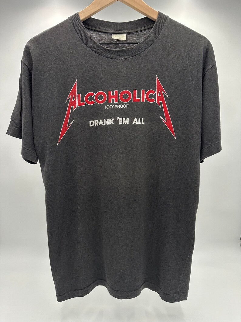 Metallica 1980's Alcoholica - Etsy